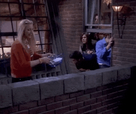 Lisa Kudrow Phoebe GIF by Friends - Find & Share on GIPHY