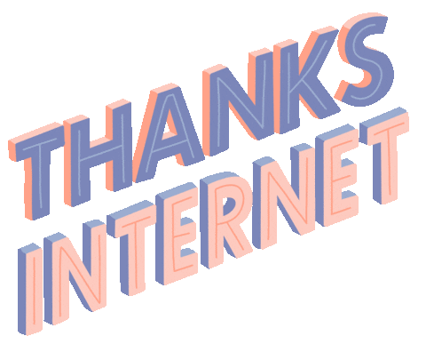 Thanks Internet Sticker for iOS & Android | GIPHY