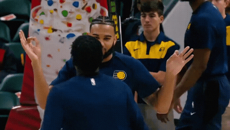 Cory Joseph Dancing GIF by Indiana Pacers - Find & Share on GIPHY