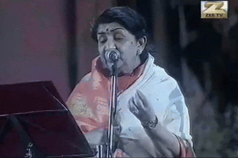 Lata Mangeshkar India GIF - Find & Share on GIPHY