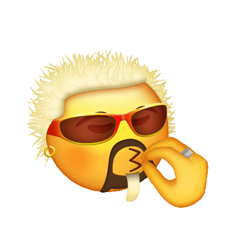 Guy Fieri Kiss Sticker for iOS & Android | GIPHY