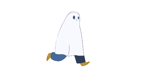Ghost Running Sticker for iOS & Android | GIPHY