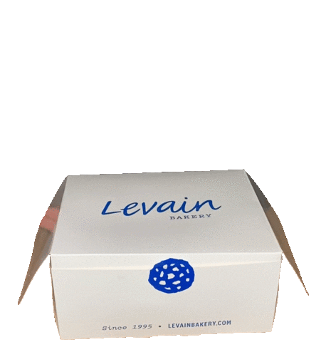 Box Gift Sticker by Levain Bakery for iOS & Android | GIPHY