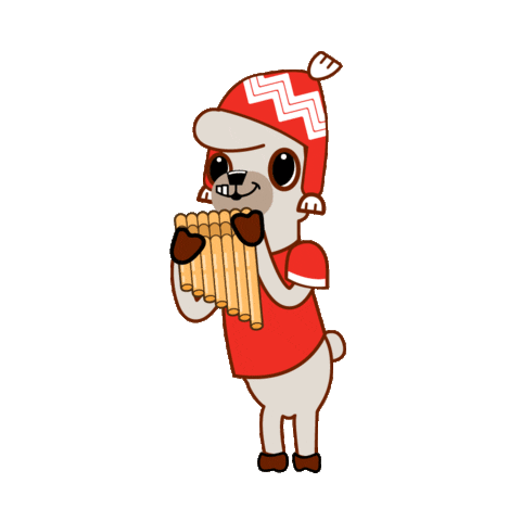 Llama Peruvian Music Sticker by MarcaPeru for iOS & Android | GIPHY