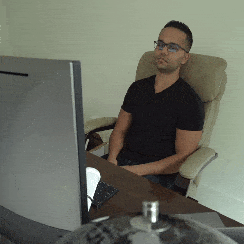 Bored Sales GIF by E - Find & Share on GIPHY