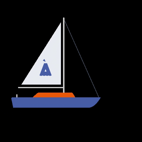 Sailing Sailboat GIF by A Marée Haute - Find & Share on GIPHY