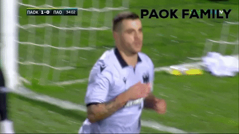 Celebration Goal GIF by PAOK FC - Find & Share on GIPHY