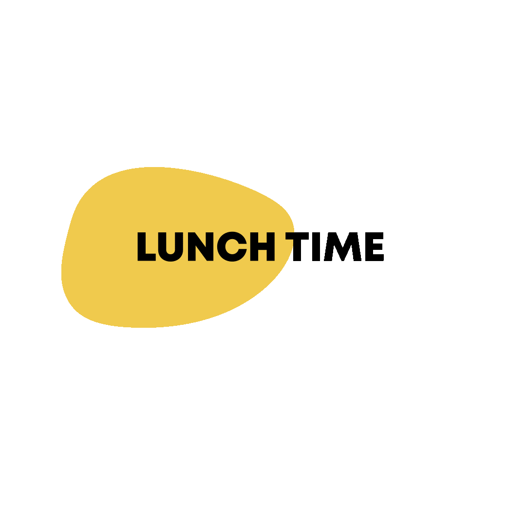 Time Lunch Sticker by Hikkup for iOS & Android | GIPHY