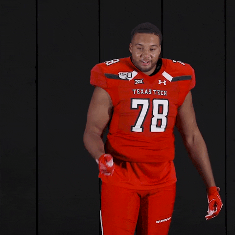 Texas Tech Red Raiders Football Reaction Pack GIF by Texas Tech ...
