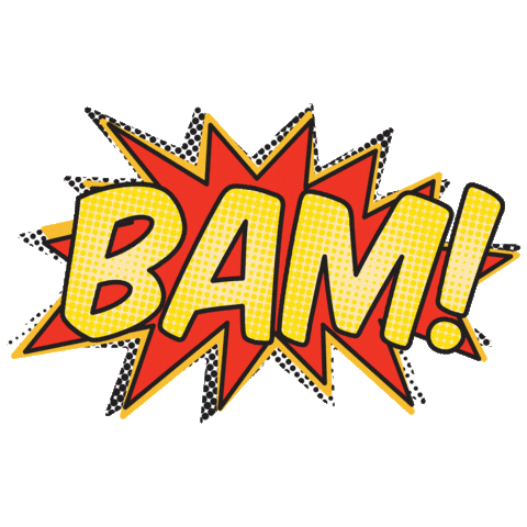 Comic Book Bang Sticker by PSA Essentials for iOS & Android | GIPHY