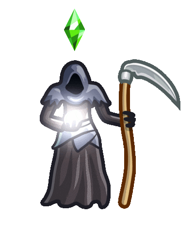 Grim Reaper Death Sticker by The Sims for iOS & Android | GIPHY