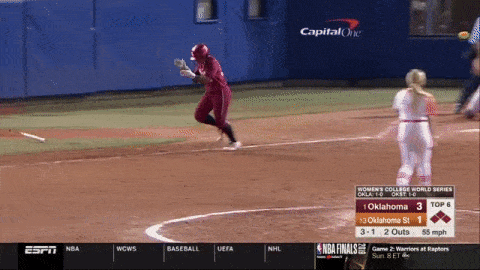 Softball Oklahoma GIF by NCAA Championships - Find & Share on GIPHY