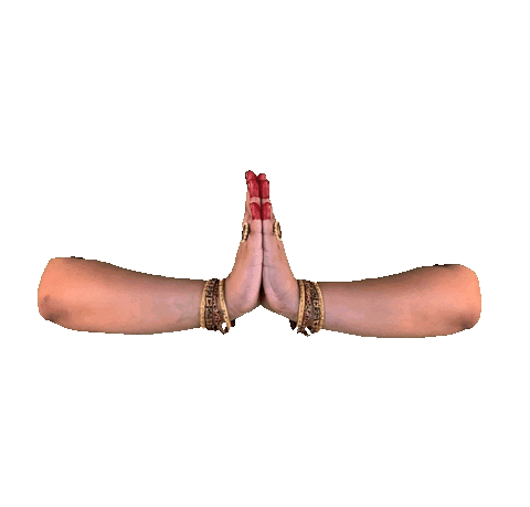 Heart Namaste Sticker by trichak for iOS & Android | GIPHY