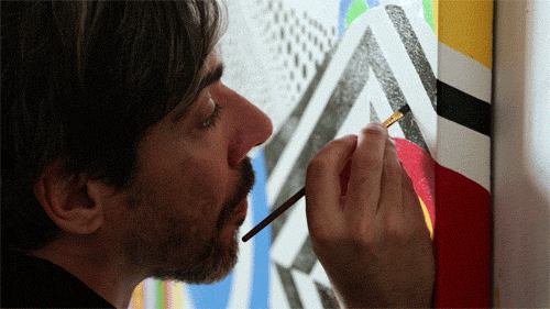 Contemporary Art Painting GIF by Art21 - Find & Share on GIPHY