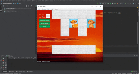 GitHub - amityosefi/TheLionKingMaze: A maze game Java application. Used multiple algorithms ...