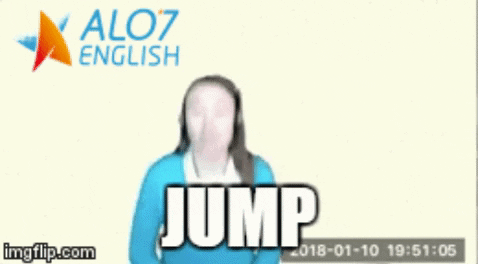 Jump Total Physical Response GIF by ALO7.com - Find & Share on GIPHY