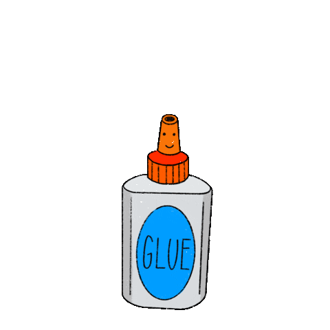 School Glue Sticker for iOS & Android | GIPHY