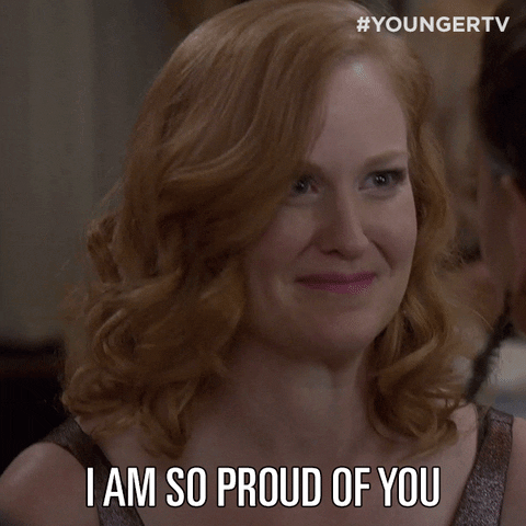 Proud GIF by YoungerTV - Find & Share on GIPHY