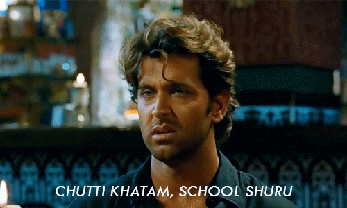 Chuttikhatamschoolchalu Chuttikhatam GIF by Hrithik Roshan - Find ...