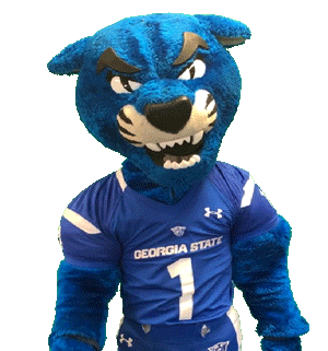 Gsu Swipe Up Sticker by Georgia State University for iOS & Android | GIPHY