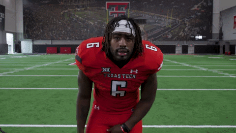 Riko Jeffers GIF by Texas Tech Football - Find & Share on GIPHY