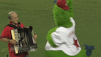 Phillie Phanatic Baseball GIF by MLB - Find & Share on GIPHY