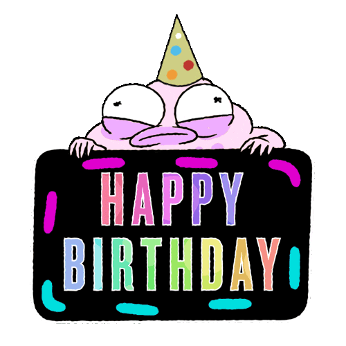 Happy Birthday Aliens Sticker by HULU for iOS & Android | GIPHY