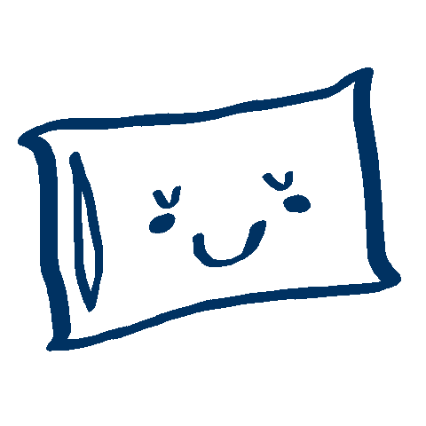 Sleep Pillow Sticker by Bensons For Beds for iOS & Android | GIPHY