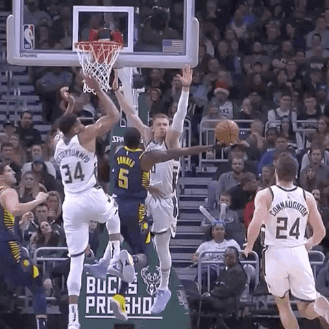 Fiserv Forum Christmas GIF by Milwaukee Bucks - Find & Share on GIPHY