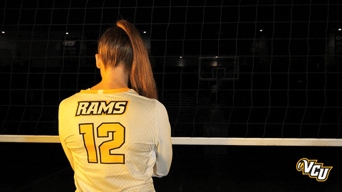 Volleyball Head Turn GIF by VCU Athletics - Find & Share on GIPHY