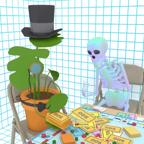 Money Skeleton GIF by jjjjjohn - Find & Share on GIPHY