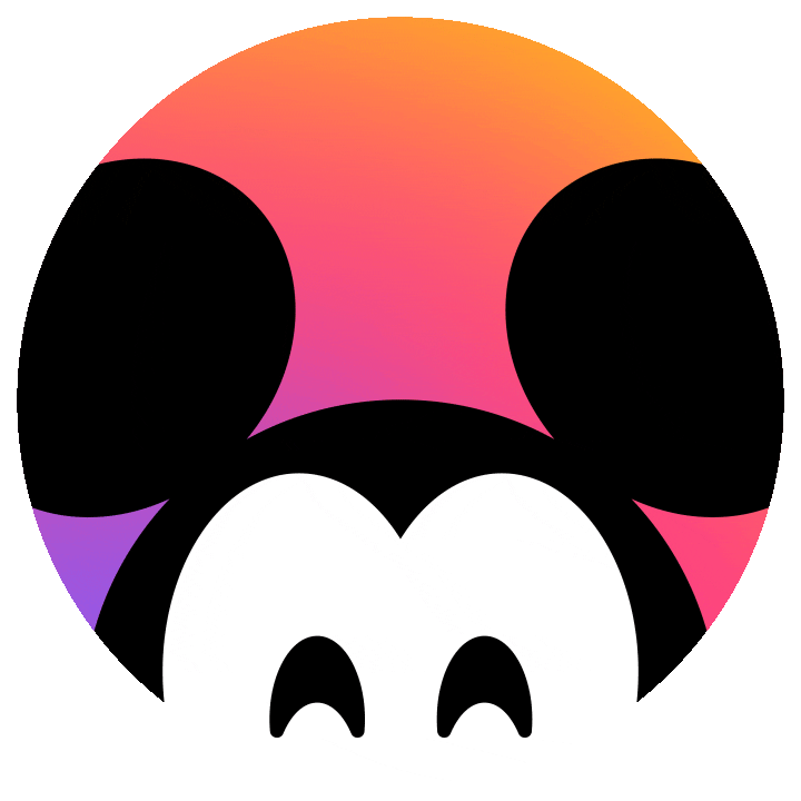 Mickey Mouse Hearts Sticker by WDW Best Day Ever for iOS & Android | GIPHY