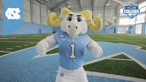 College Sports Unc GIF by College Colors Day - Find & Share on GIPHY