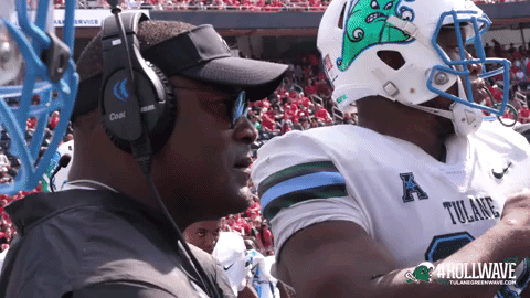 Football Tulane GIF by GreenWave - Find & Share on GIPHY