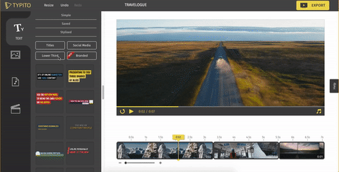 Motion Graphics Text On Videos GIF by Typito - Find & Share on GIPHY