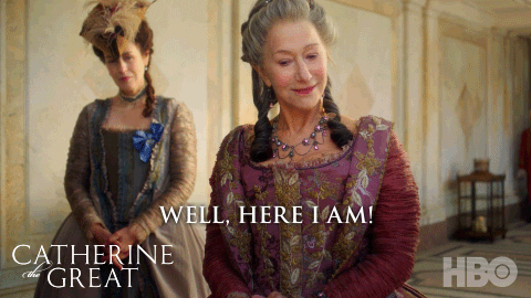 Helen Mirren Hello GIF by HBO - Find & Share on GIPHY