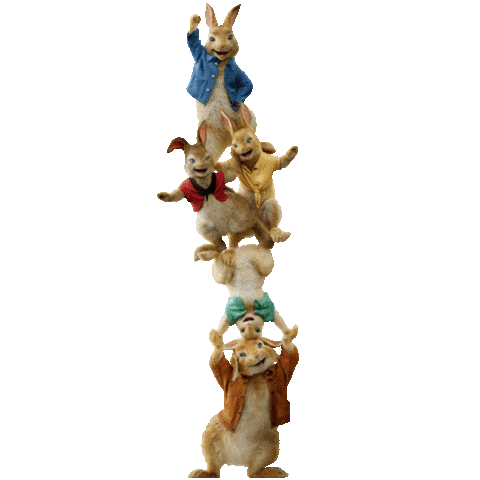 You Can Do It Wow Sticker by Peter Rabbit Movie for iOS & Android | GIPHY