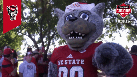 College Sports Wolfpack GIF by College Colors Day - Find & Share on GIPHY