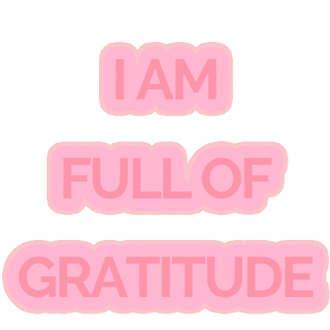 Gratitude Thank You Sticker by LovEvolution for iOS & Android | GIPHY