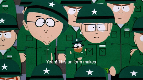 Mr Garrison Uniform GIF by South Park - Find & Share on GIPHY