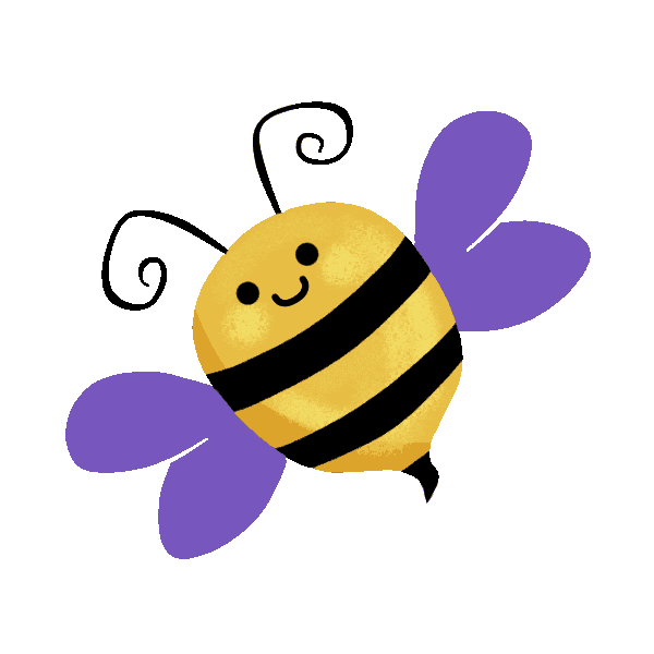 Flying Bumble Bee Sticker by beckadoodles for iOS & Android | GIPHY