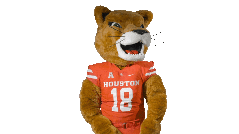 Football Go Coogs Sticker by University of Houston for iOS & Android ...