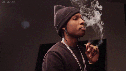 Asap Rocky Smoking GIF - Find & Share on GIPHY