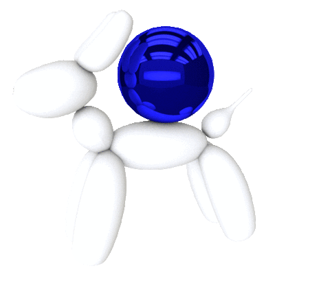 Revolve Jeff Koons Sticker by Scott Gelber for iOS & Android | GIPHY