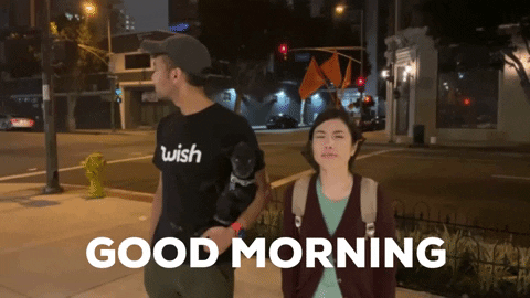 Wake Up Early Good Morning GIF by RJ Tolson - Find & Share on GIPHY