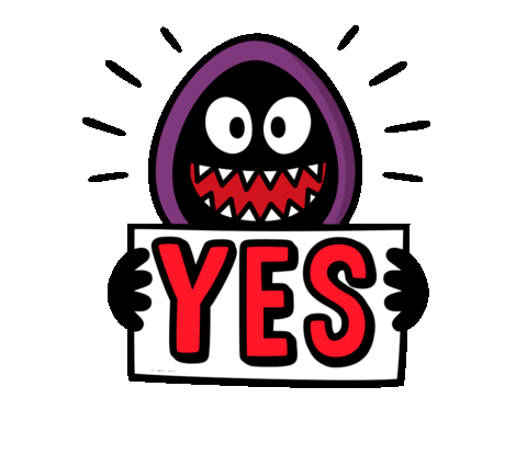 Cartoon Yes Sticker by Naeleck for iOS & Android | GIPHY