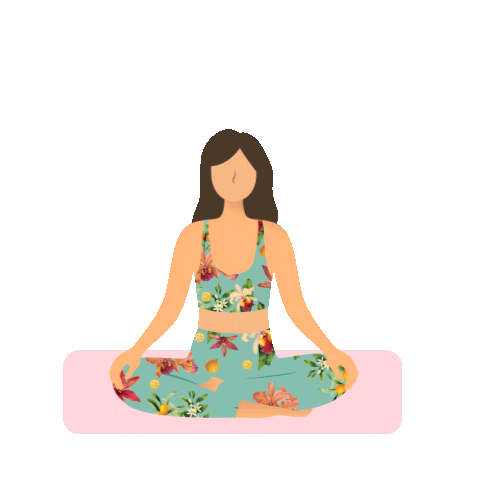 Yoga Yogatime Sticker by TATY PARRALES for iOS & Android | GIPHY