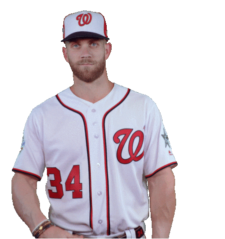 Washington Nationals Yes Sticker by MLB for iOS & Android | GIPHY