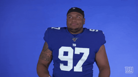 Dexter Lawrence Sport GIF by New York Giants - Find & Share on GIPHY