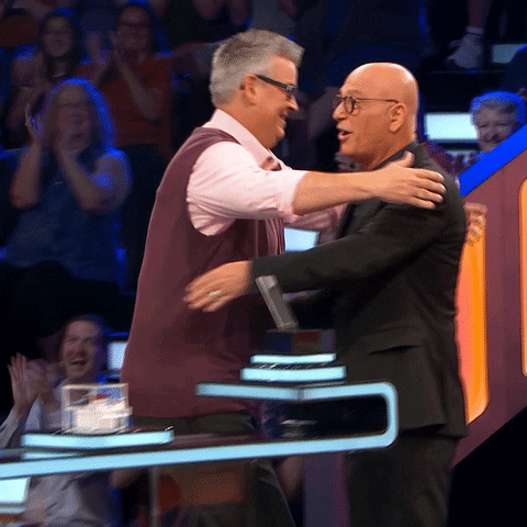 Game Show Hug GIF by Deal Or No Deal - Find & Share on GIPHY